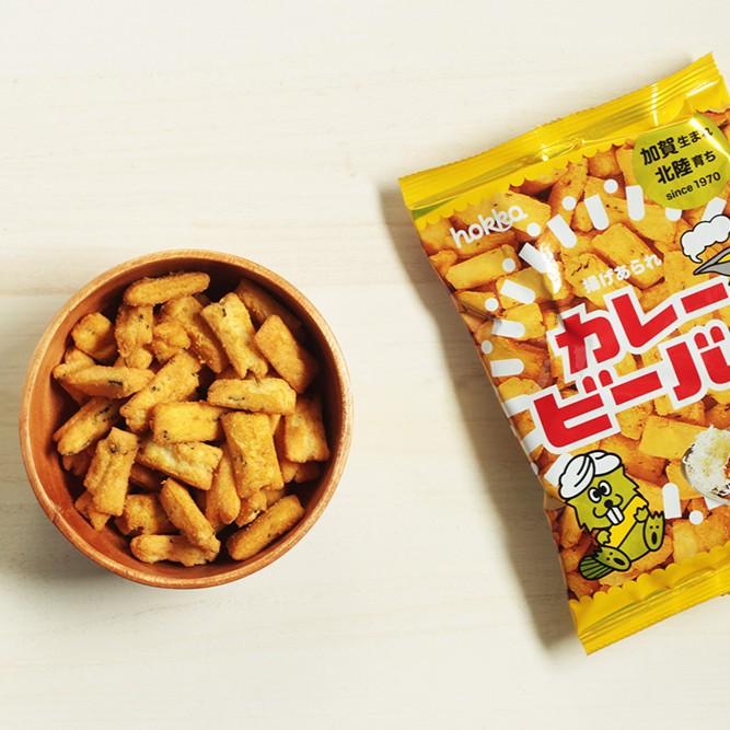 Hokka Beaver Crunchy Japanese Curry Rice Crackers 65g (Pack of 3) – Japanese Taste